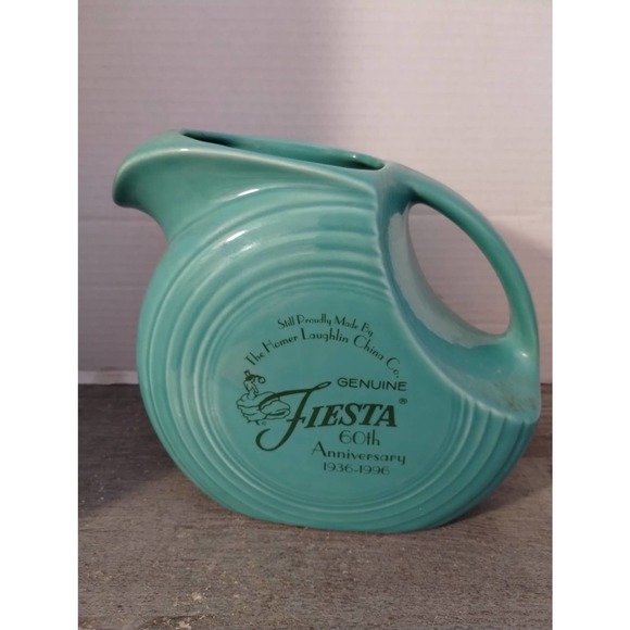 Homer Laughlin | Dining | Fiesta Fiestaware Turquoise Green Large Disc ...